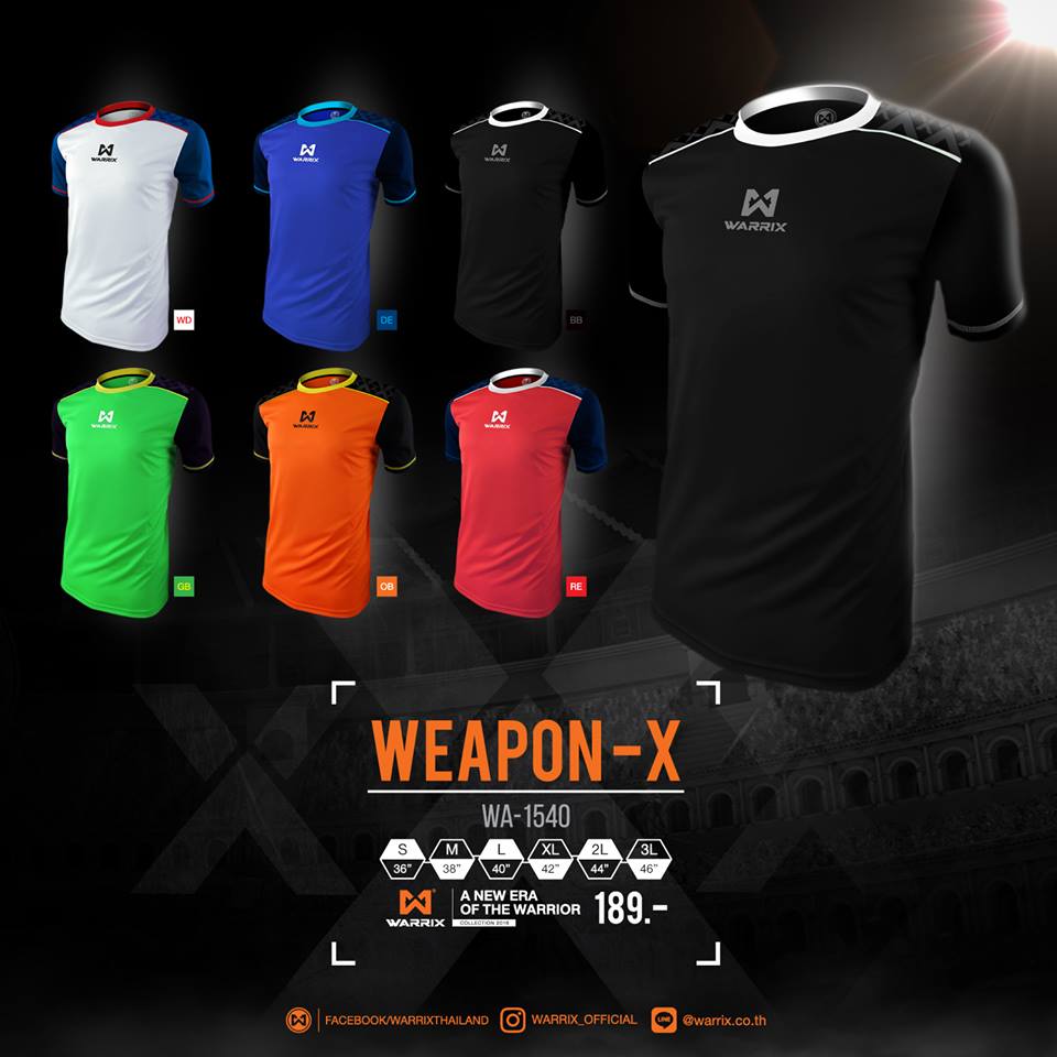 Kedai Jersi V-91: Warrix Code WA-1540