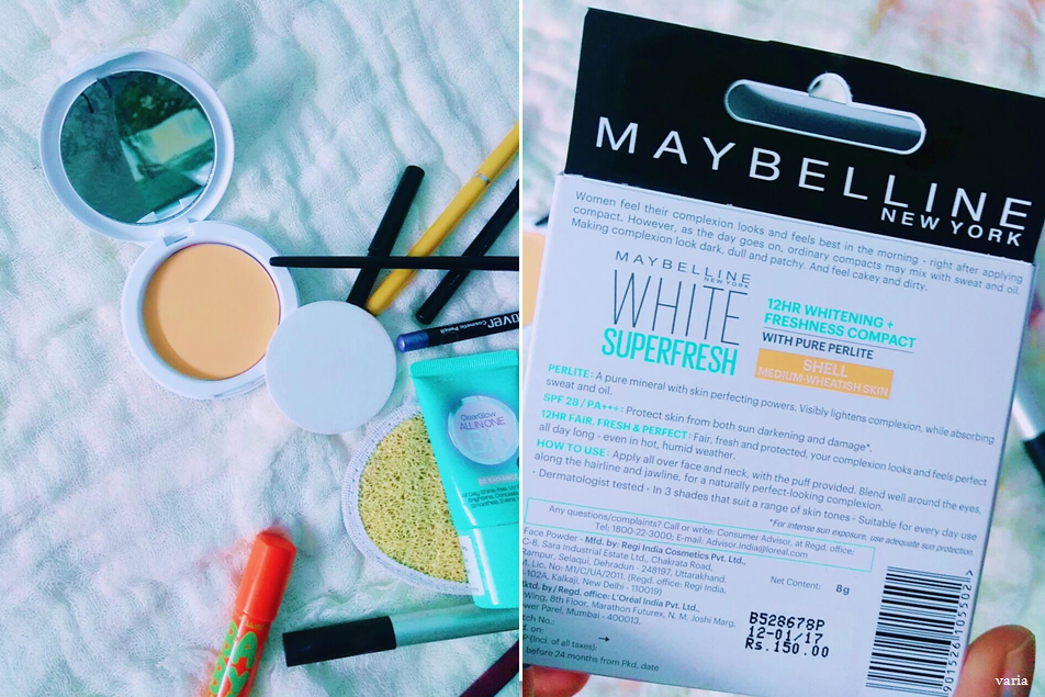 Maybelline Duo: All In One BB creme and White Superfresh Compact ...