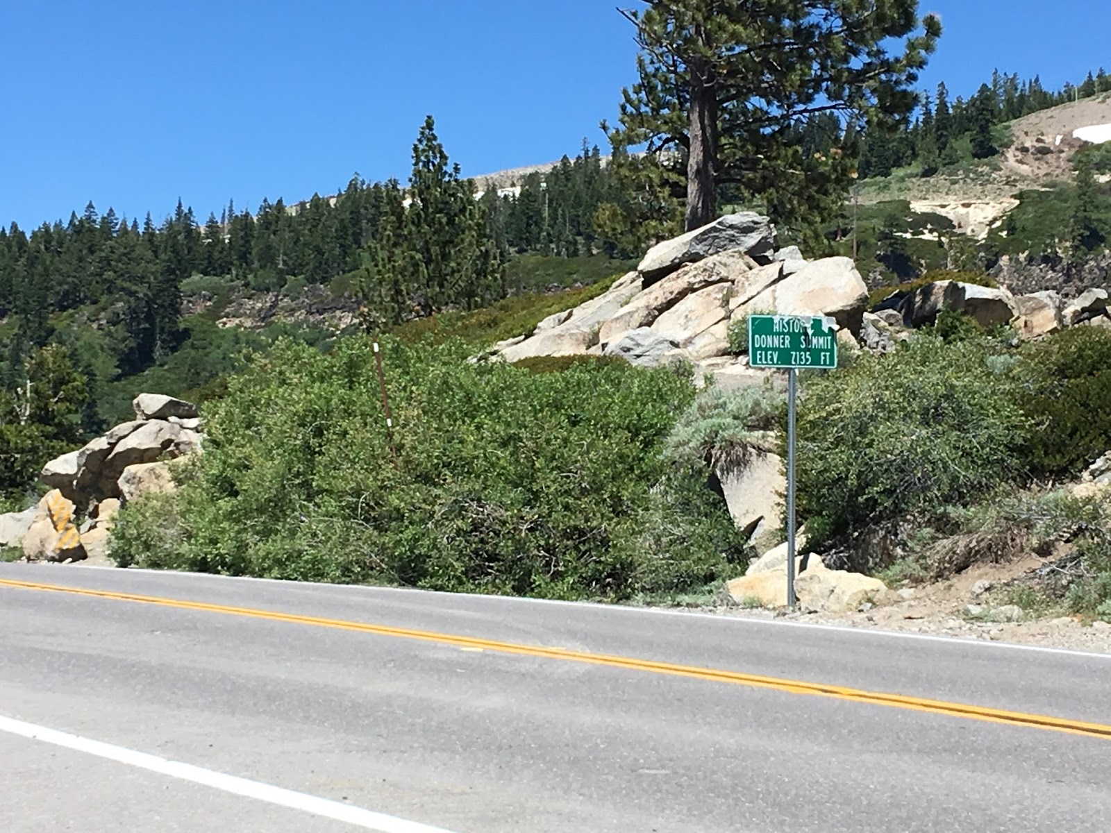 Old US Route 40 on Donner Pass Road