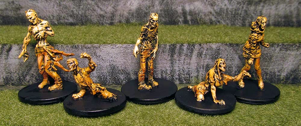 Carmen's Fun Painty Time: Zombicide skinner zombies (+Mice and Mystics)