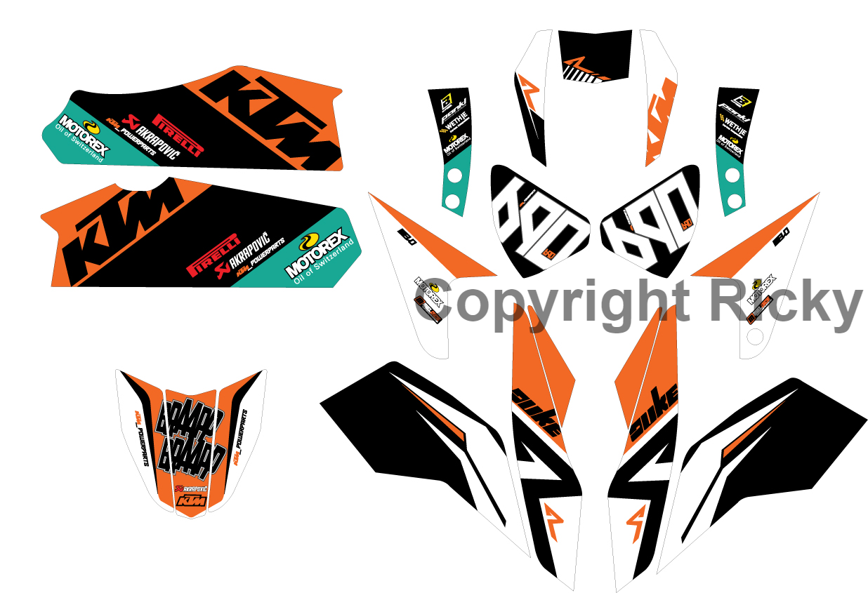KTM Duke Custom Decals Graphics: New Custom Design Graphics KTM Duke ...