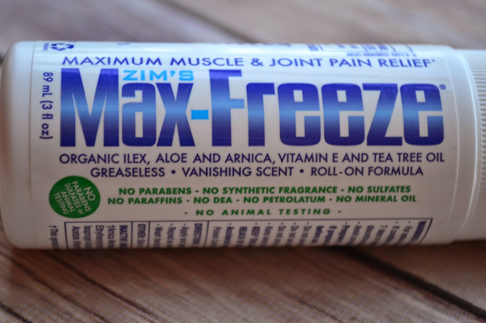 Zim's Max-Freeze for Immediate Muscle & Joint Pain Relief - #Giveaway!