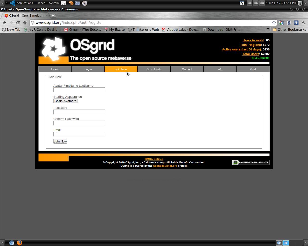 The Virtual World Technologist: Open Sim ~ OSgrid "How To Log In For ...