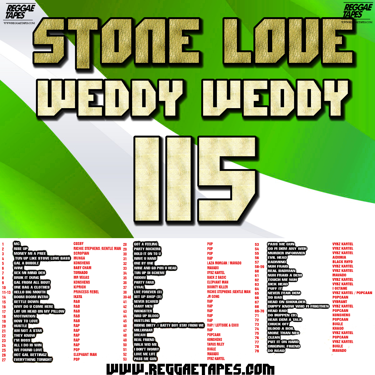 STONE LOVE - WEDDY WEDDY 115 | REGGAETAPESHOP