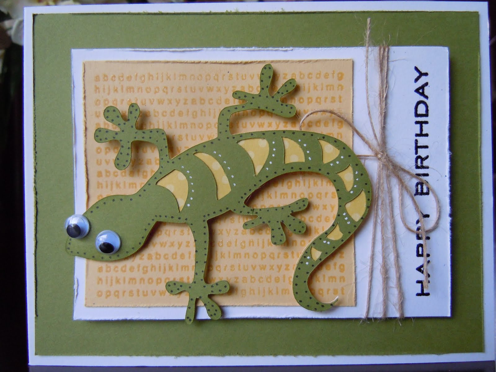 Scrapping Chic: Lizard Birthday