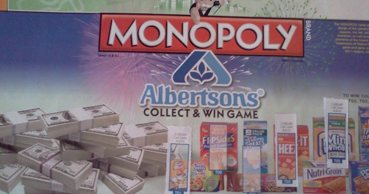 Louise Morgan: Stack Albertson's Monopoly Coupons with Manufacturers ...