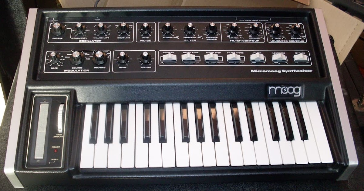MATRIXSYNTH: Moog MicroMoog model 2090 vintage analog synthesizer