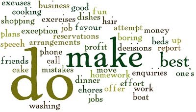Cách phân biệt và sử dụng đúng "Make" và "Do" ~ CẨM NANG HỌC TIẾNG ANH