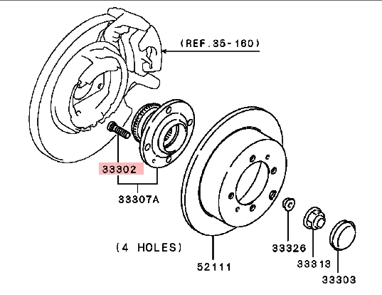 АвтоБЛОГ MITSUBISHI: Шпилька и гайка колеса для Lancer 9