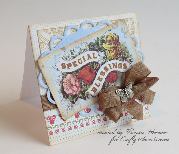 Victorian Paper Queen: Crafty Secrets Spring Cards