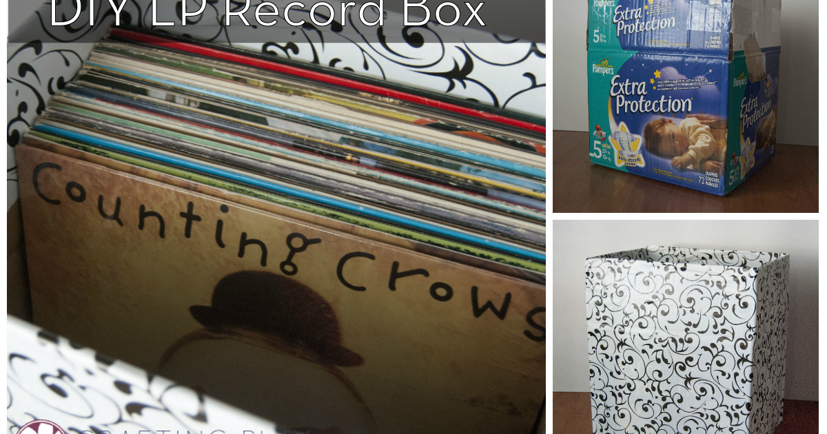 Crafting Play: DIY LP Record Box