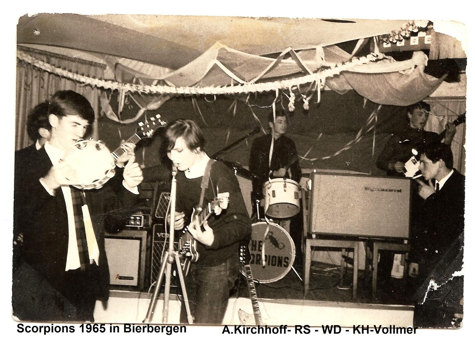 Rare Photos of The Scorpions in Their First Days in 1965 and 1966 ...