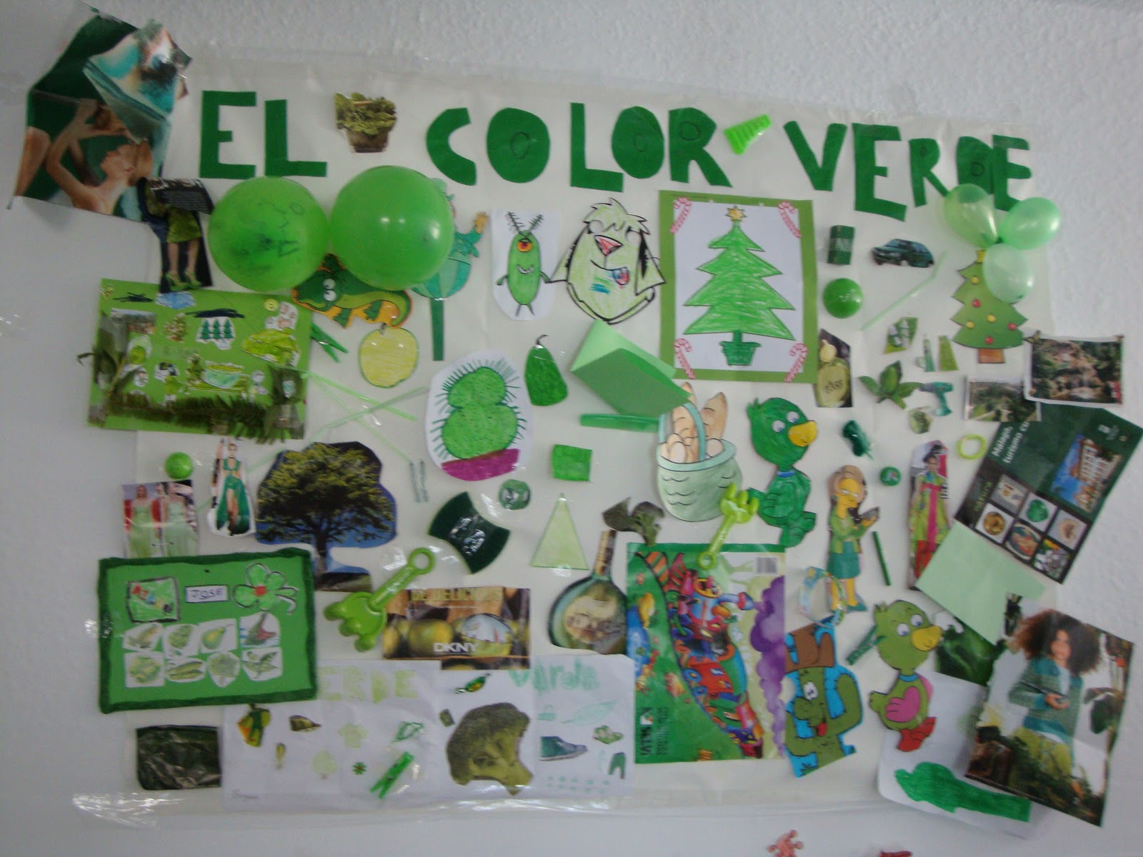 INFANTIL 5 AñOS B CeIP ZonA SuR: fiesTA DEL color Verde
