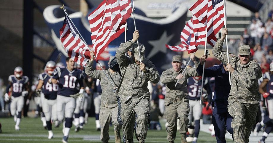 U.S. Military pays pro sports teams to honor troops as a recruiting tactic?