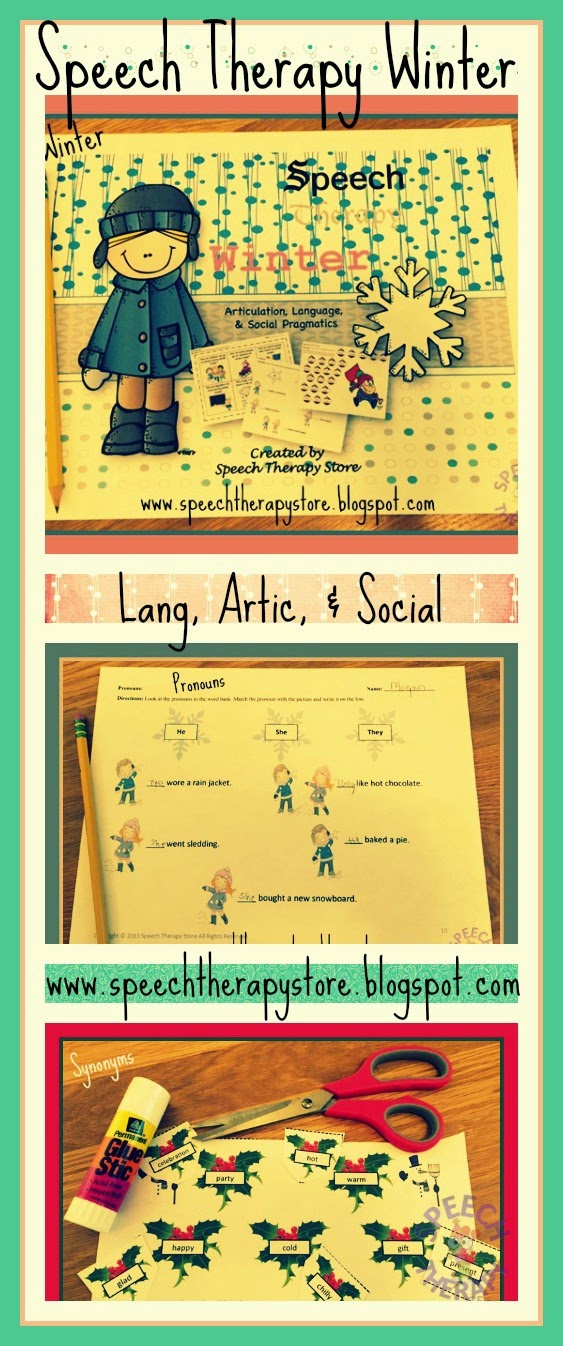 Speech Therapy: Brrrr! Winter is Here :)