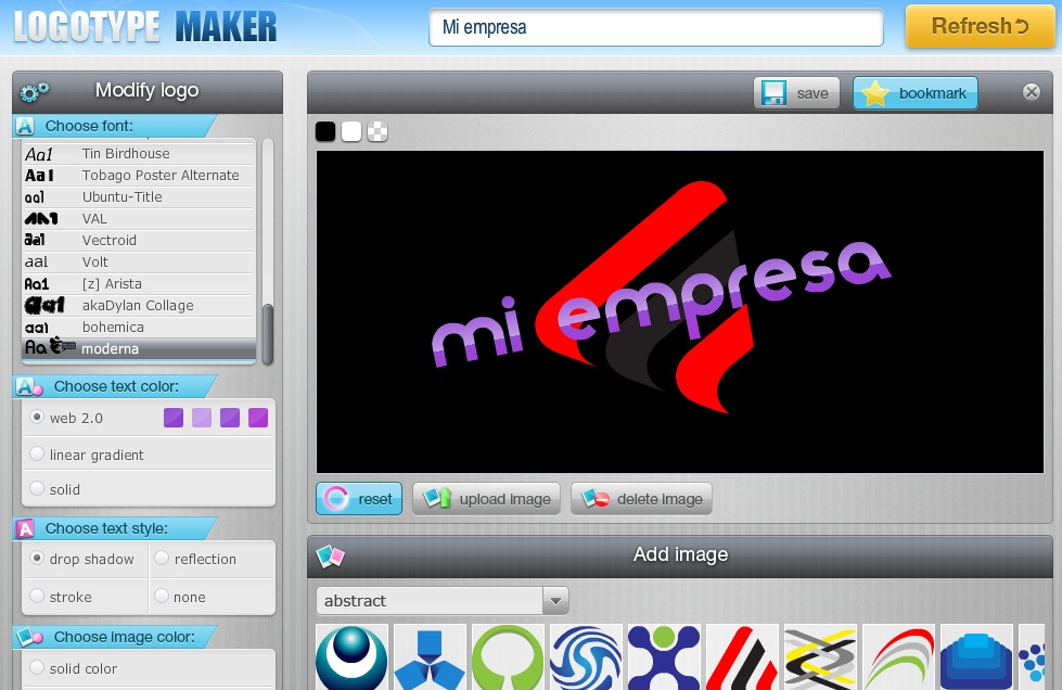 Recursos y utilidades de Internet: Crear logotipos (II)
