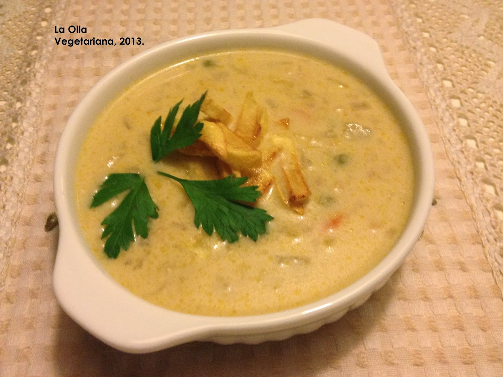 La Olla Vegetariana: Sopa de maní...