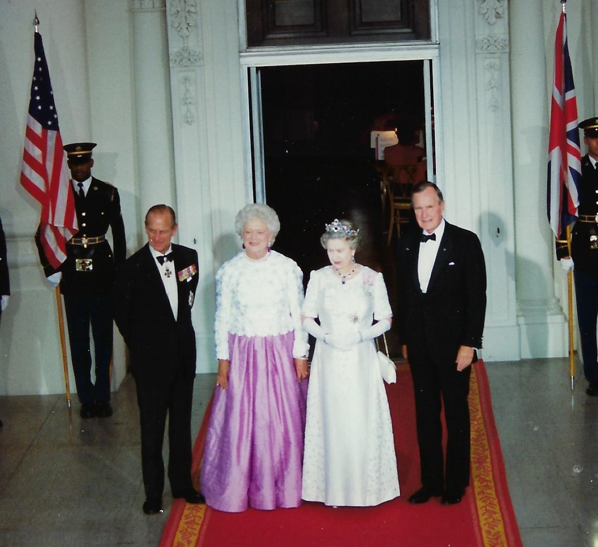 Royal Musings: Barbara Bush - and the Queen and Prince Philip
