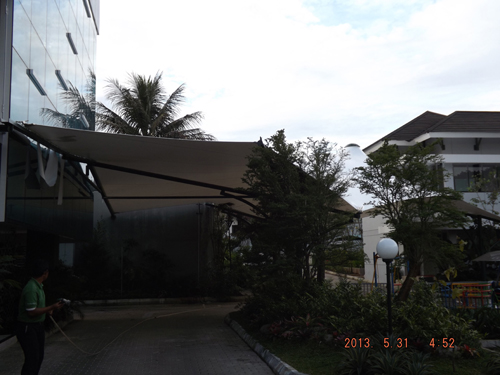 Atap Tenda Membrane and kanopy tenda : Atap Tenda Kanopy Selasar PATRA ...