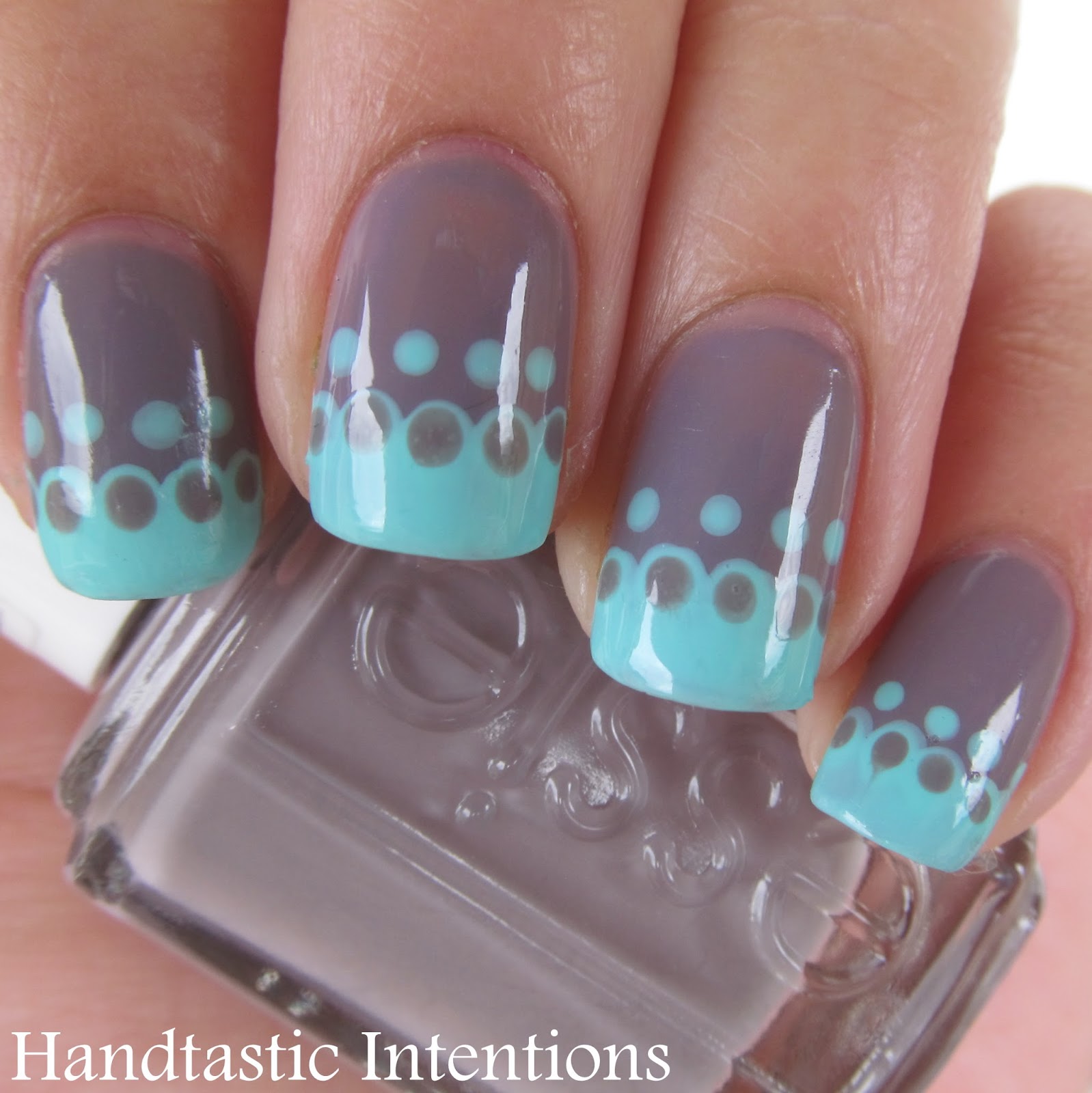 Handtastic Intentions: Nail Art: Simple Lace French Tip