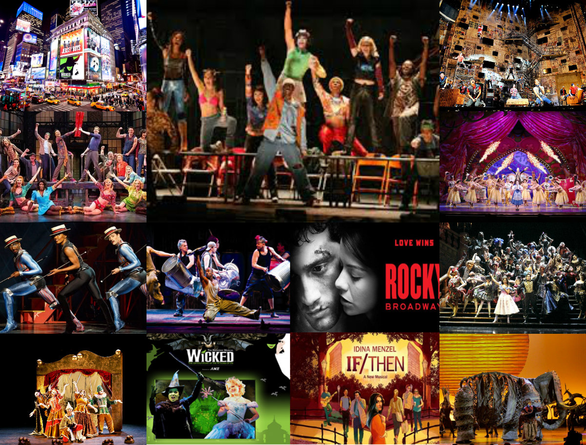 Musicales de Broadway: COLLAGE BROADWAY