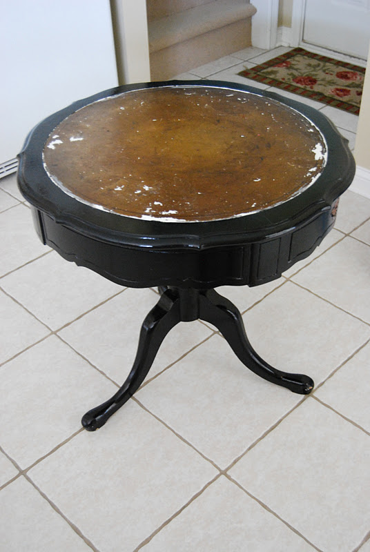 Inspired by you: French drum table makeover