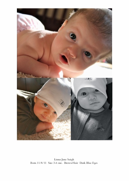 MINNESOTA BABY: Modeling auditions.