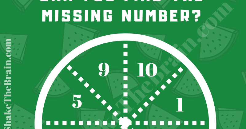 Missing Number Maths Logical Reasoning Puzzle Question