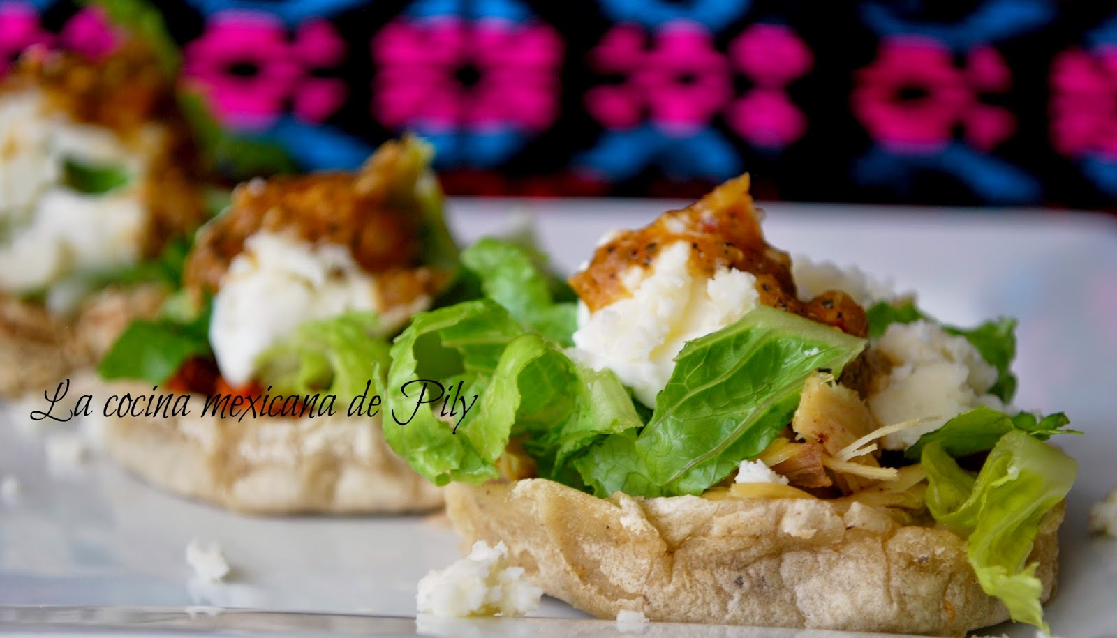 Sopes light | La Cocina Mexicana de Pily
