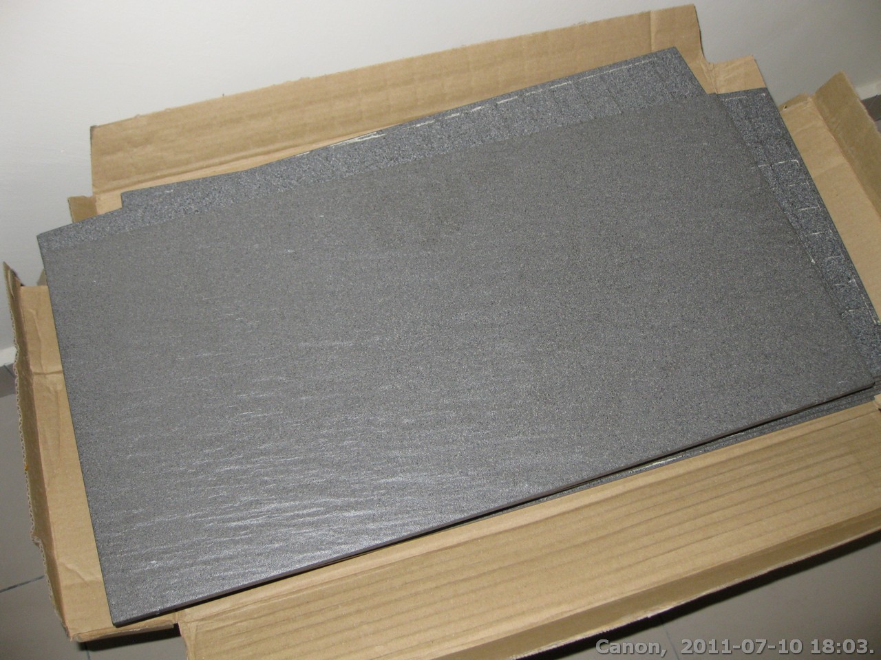 Project 超级Link: MML R60 floor (Homogeneous) tile. For car porch.