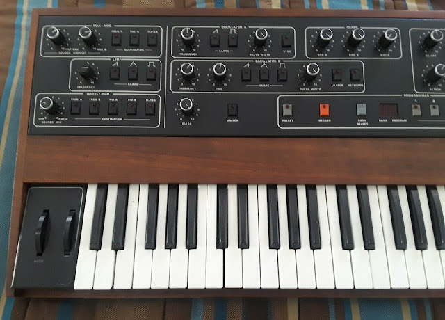MATRIXSYNTH: Sequential Circuits Prophet 5 Keyboard Synthesizer SN 6099