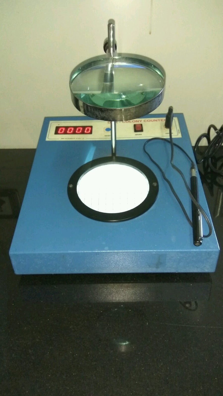 SOP for operation and verification of digital bacterial colony counter ...