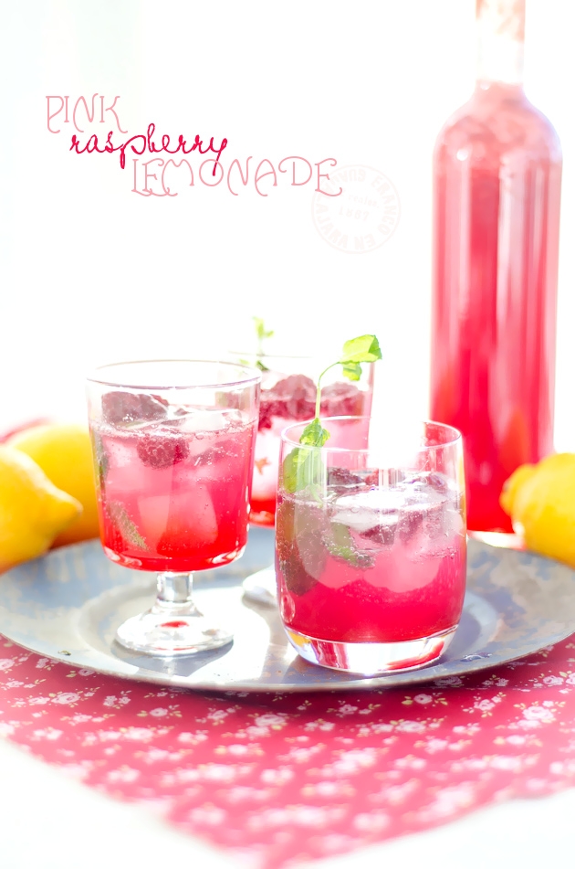 Louise´s Spis: Pink Raspberry Lemonade (Rosa Hallon Lemonad)