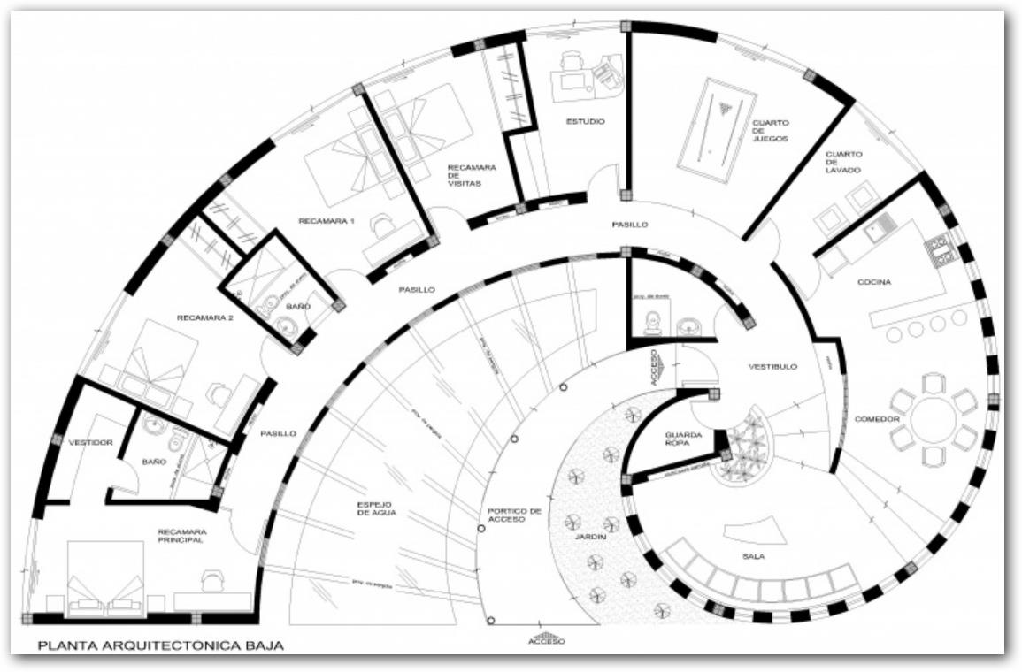 APUNTES - REVISTA DIGITAL DE ARQUITECTURA: Casas curvas y circulares