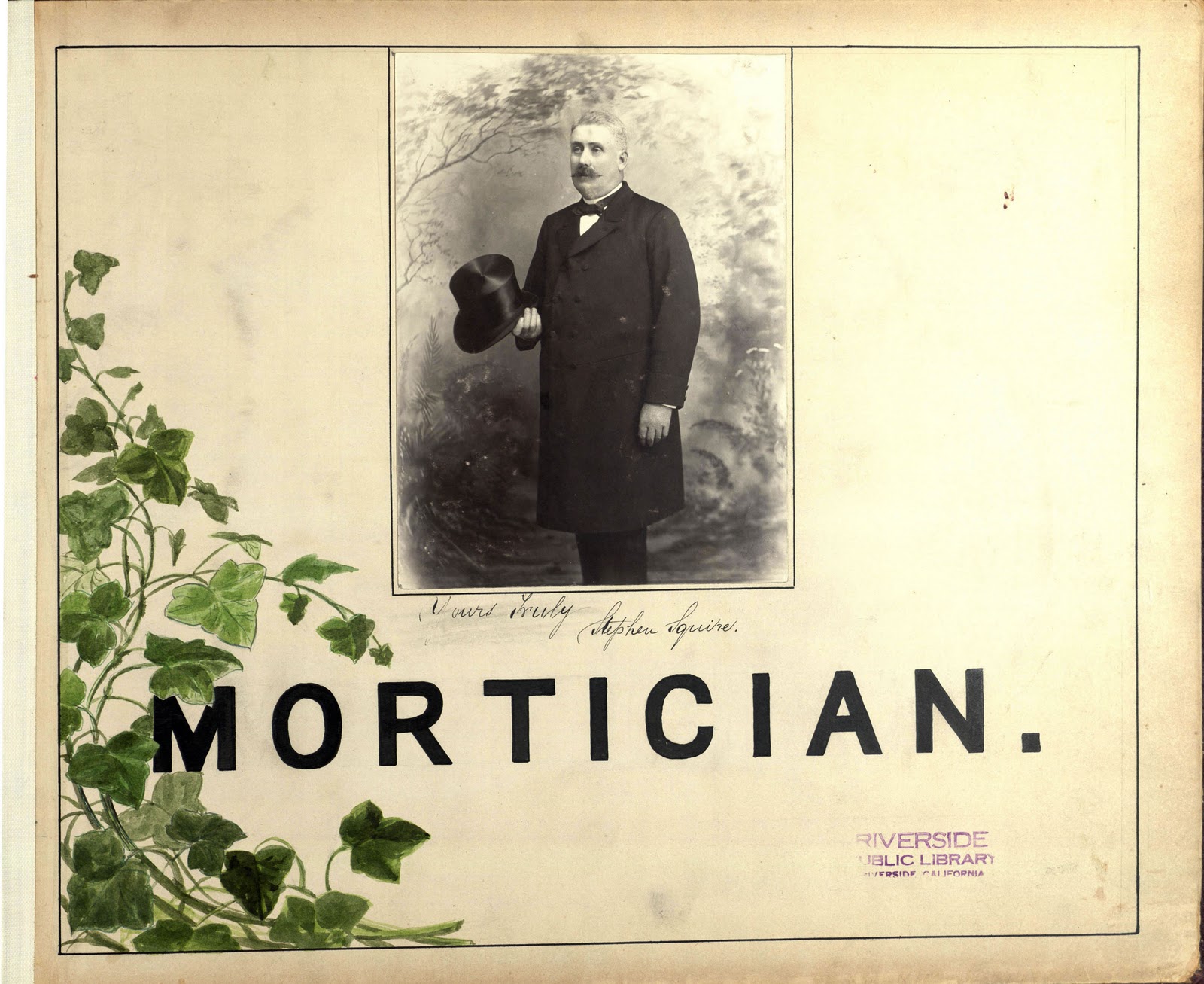 THE OBIT PATROL: A delicate business: feature story on morticians