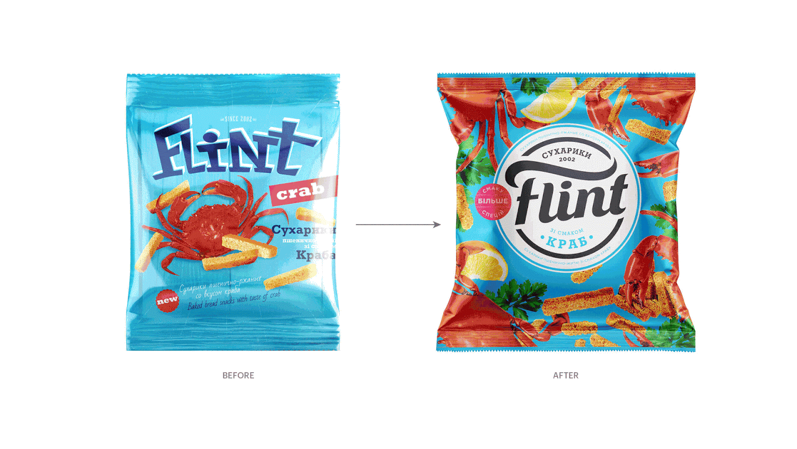 FLINT. Just crunch it. – Packaging Of The World