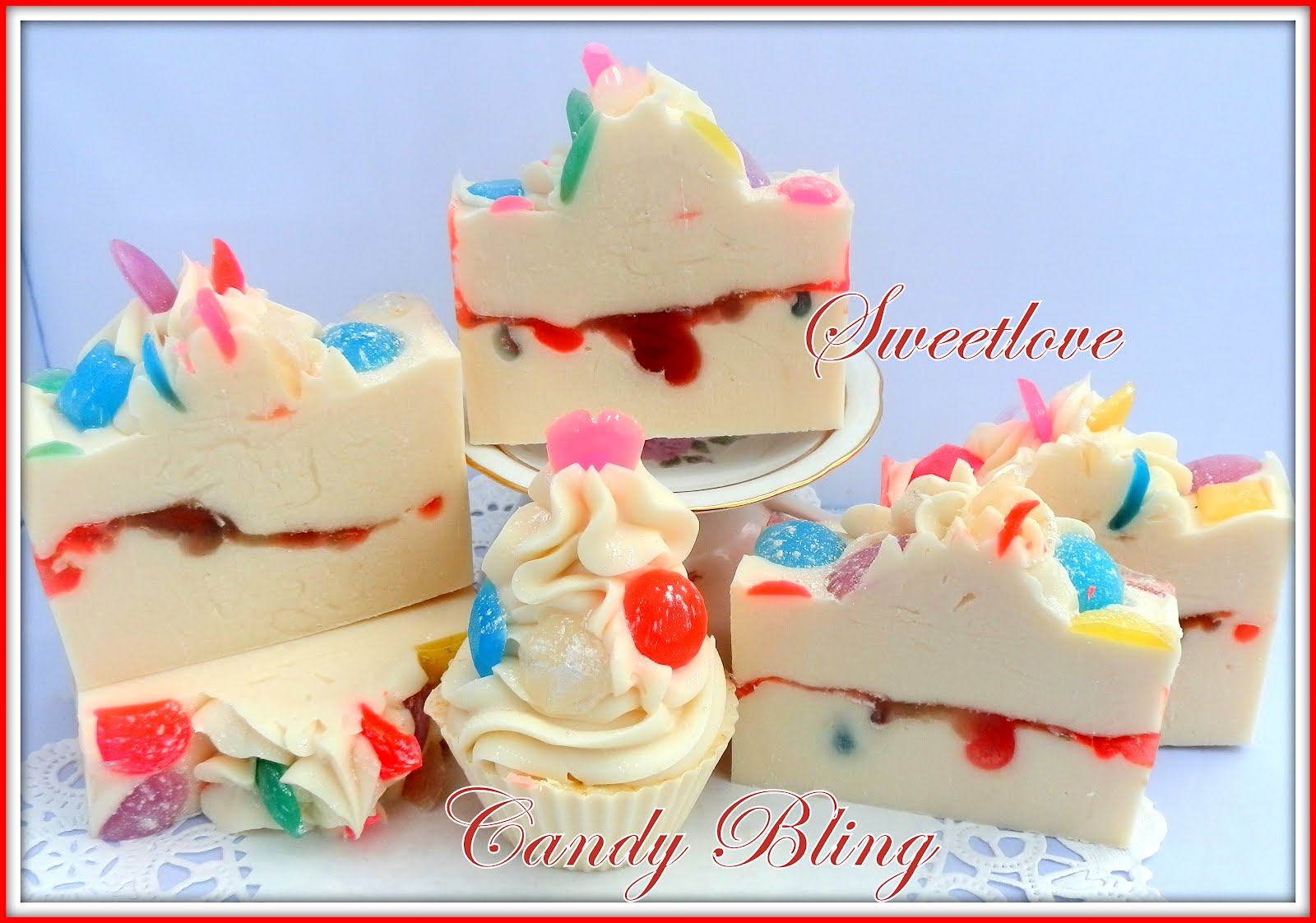 Sweetlove Candles & Soap Bakery: Candy Bling Luxury Cold Process Soap