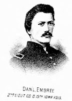Civil War Days & Those Surnames: Daniel Embree.