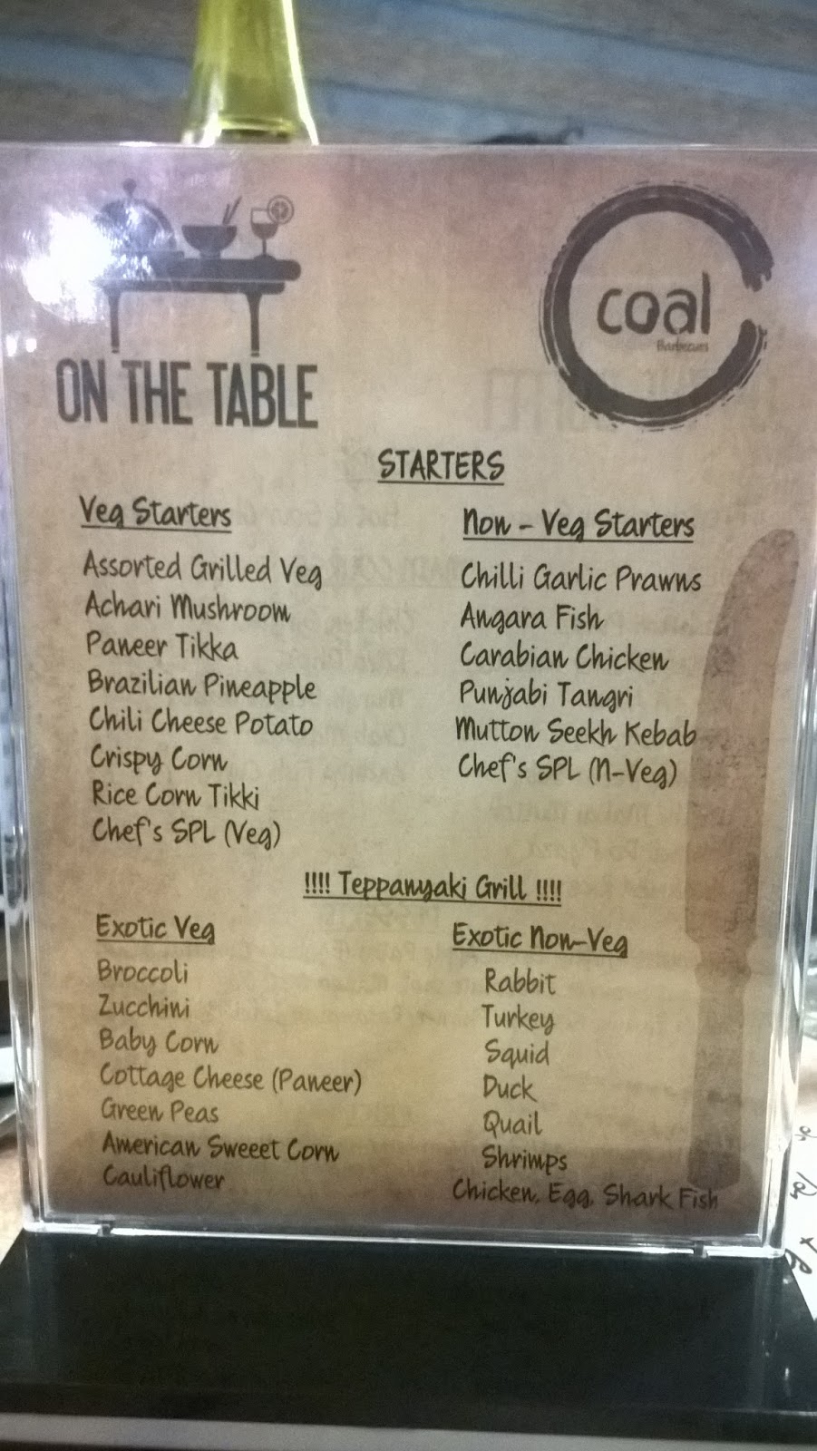 Foo(d)octor: COAL BARBECUE - VELACHERY
