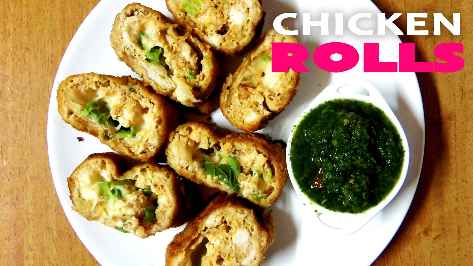 Spicy & Cheesy Chicken Rolls | Hungry for Goodies