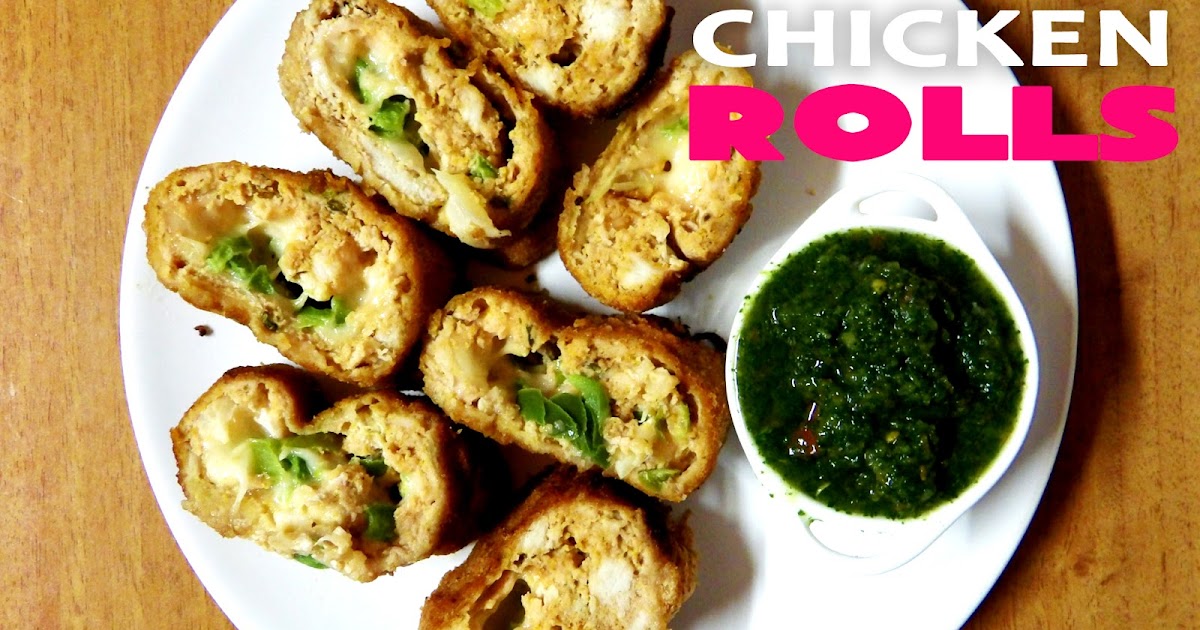 Spicy & Cheesy Chicken Rolls | Hungry for Goodies