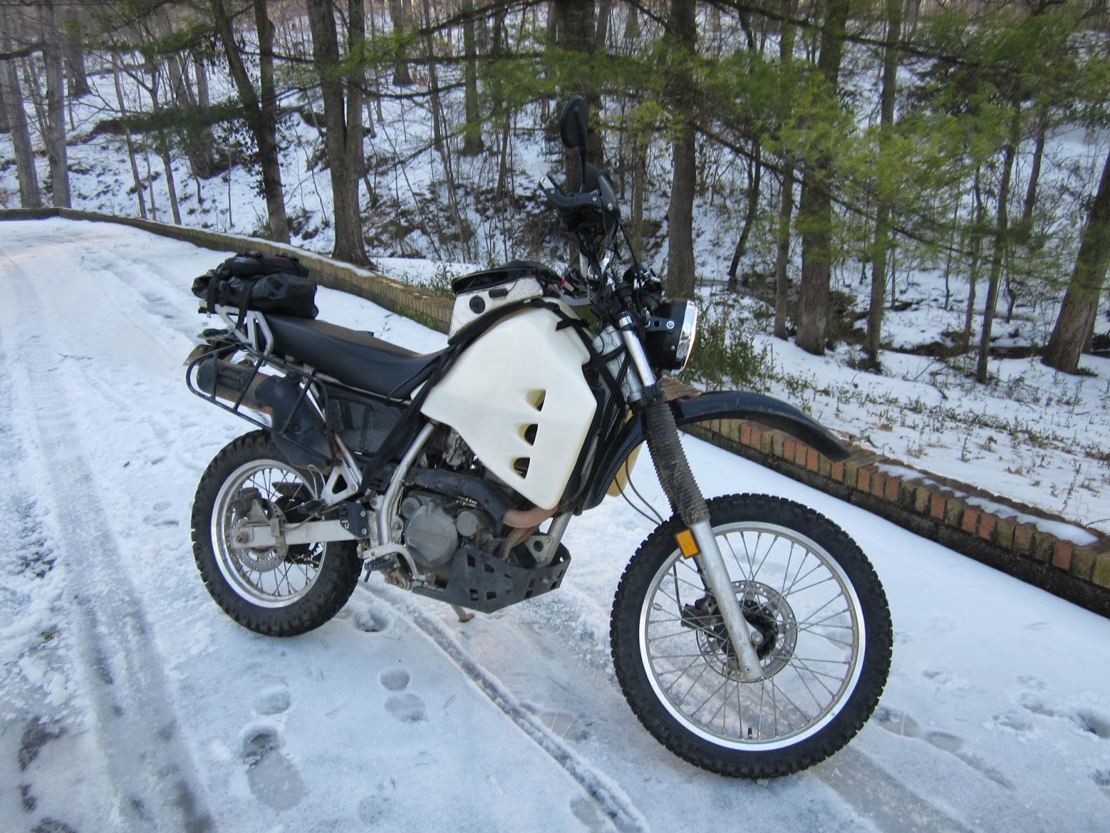 KLR650 fender swap: complete! : r/Dualsport