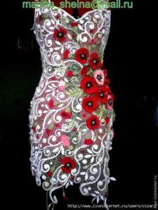 ROCHII CROSETATE ROMANIA: ROCHIE DE MIREASA CROSETATA MANUAL DANTELA ...