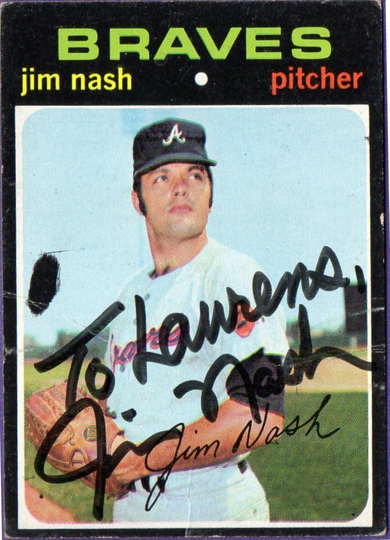 Card Buzz: Autograph request through the mail received: Jim Nash