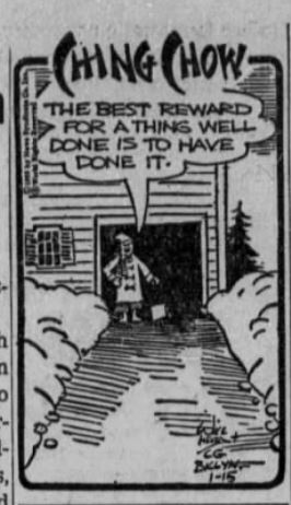 Jeannette's take on life: Ching Chow of Winter January 15, 1965