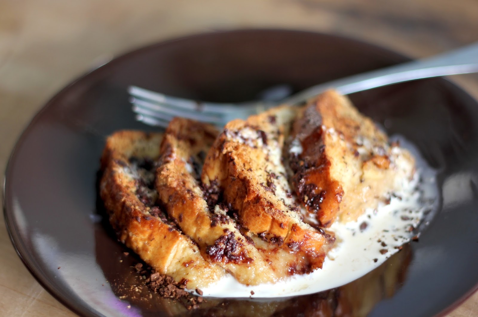Domestic Sluttery: Sluttishly Sweet: Chocolate Mocha Pain Perdu Pudding