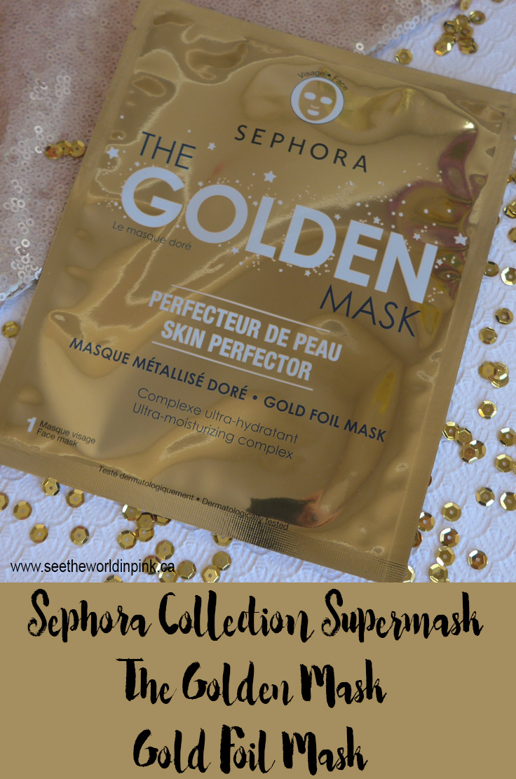 Mask Wednesday - Sephora Collection Supermask "The Golden Mask" | See ...