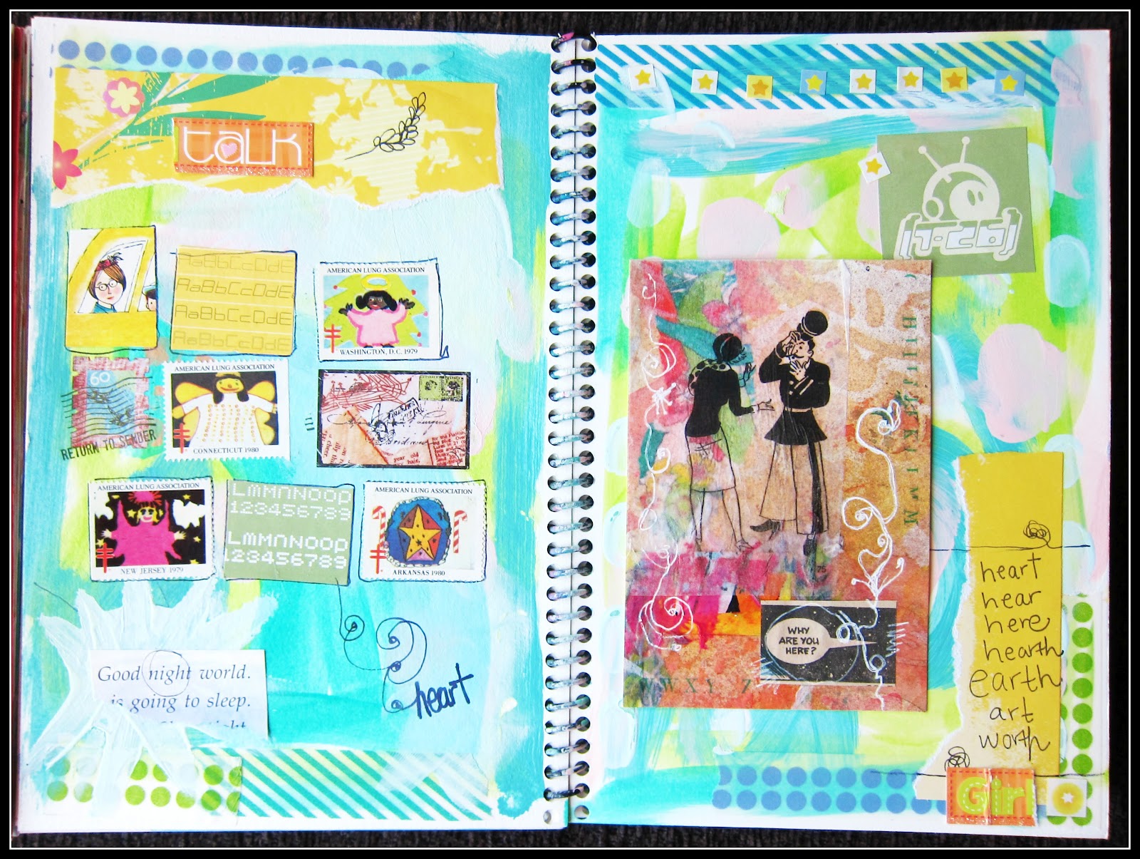 Collage Journal Pages - Marcia Beckett