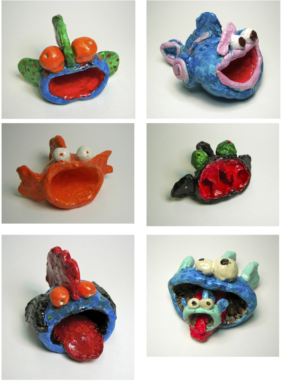 The Rolling Artroom: Pinch Pot Fish 4th-6th Grade