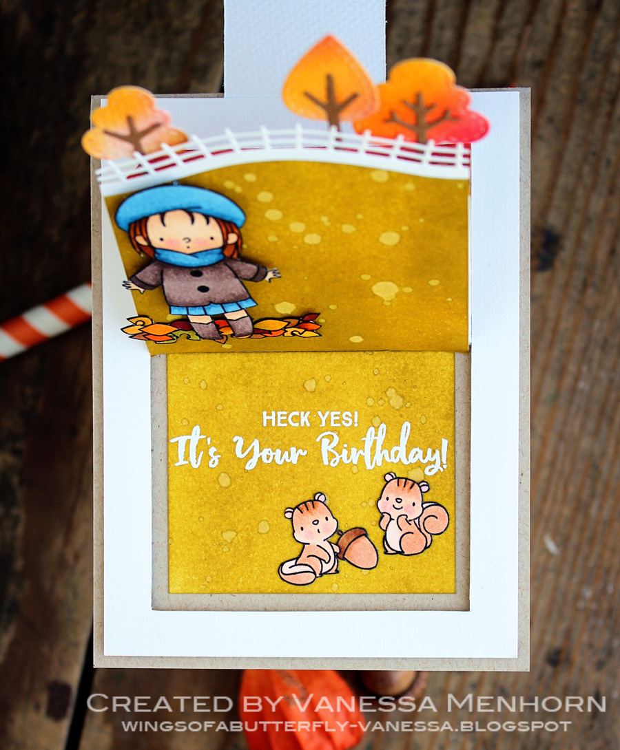 wings of a butterfly: A Birthday Slider Card